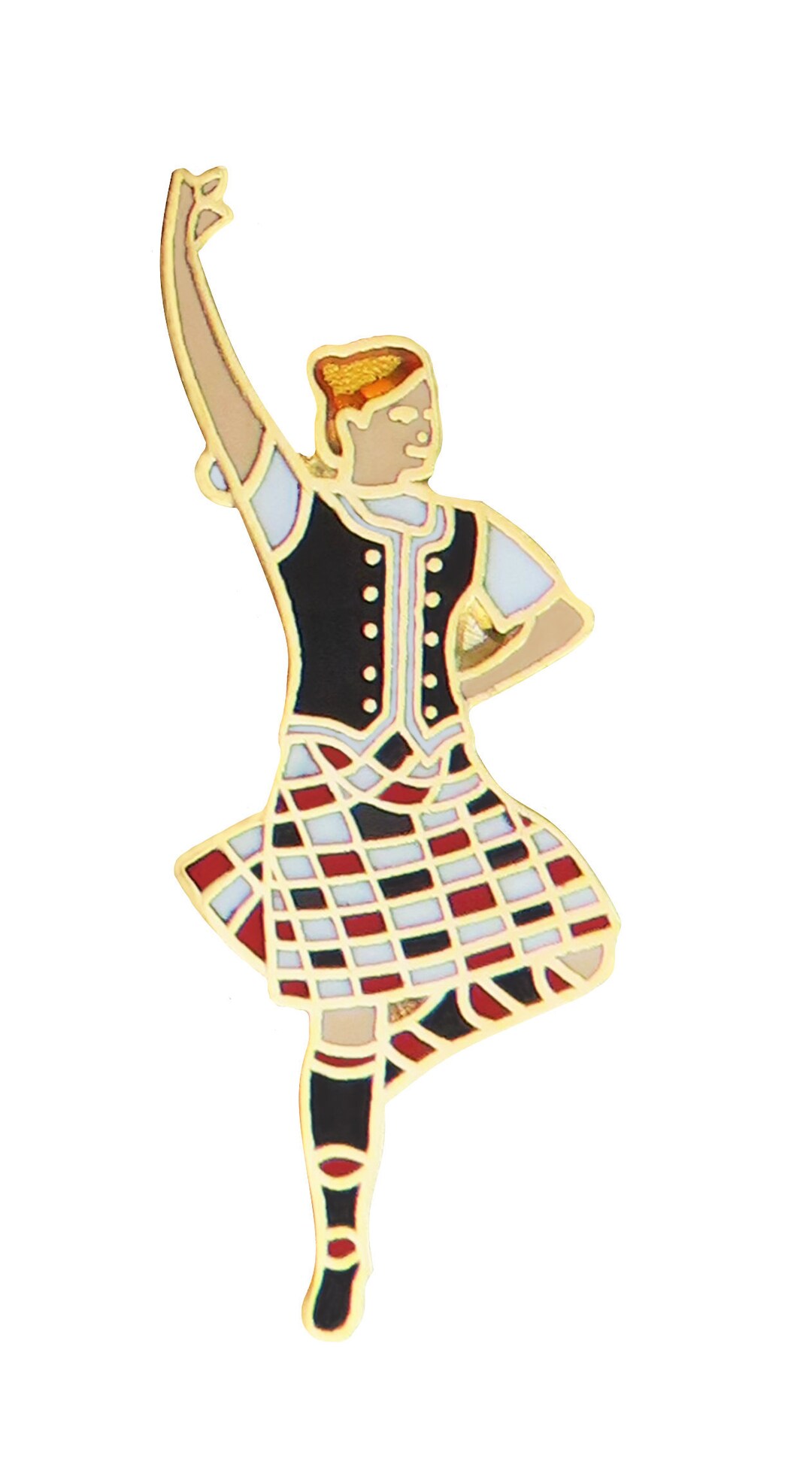 Highland Dancer Scotland Pin Badge - Etsy
