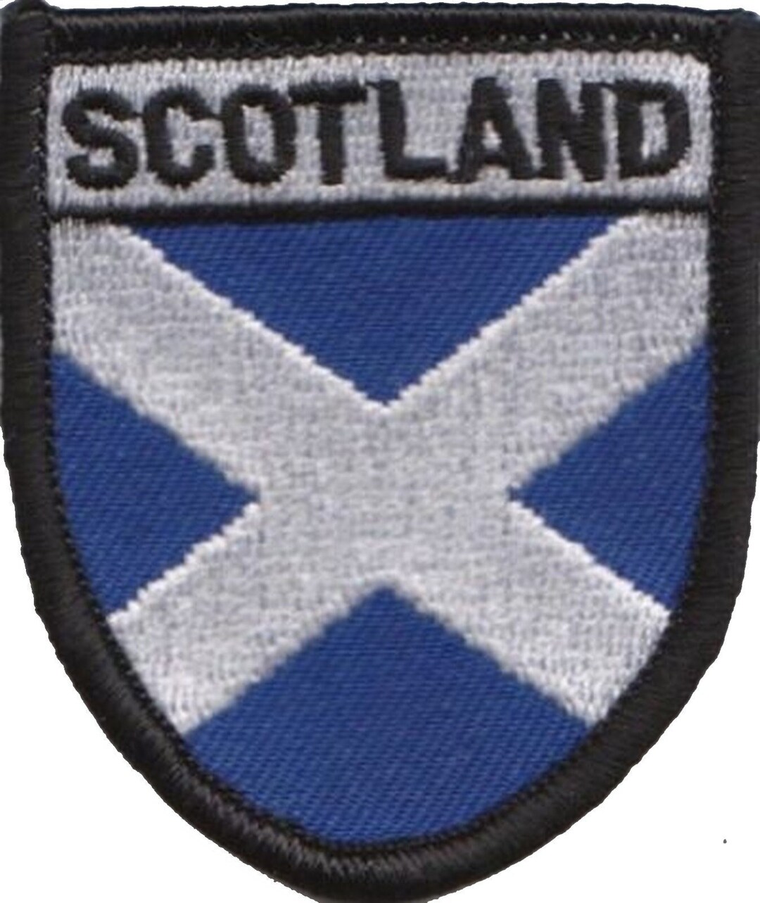 Scotland Saltire Small Shield Embroidered Patch - Etsy