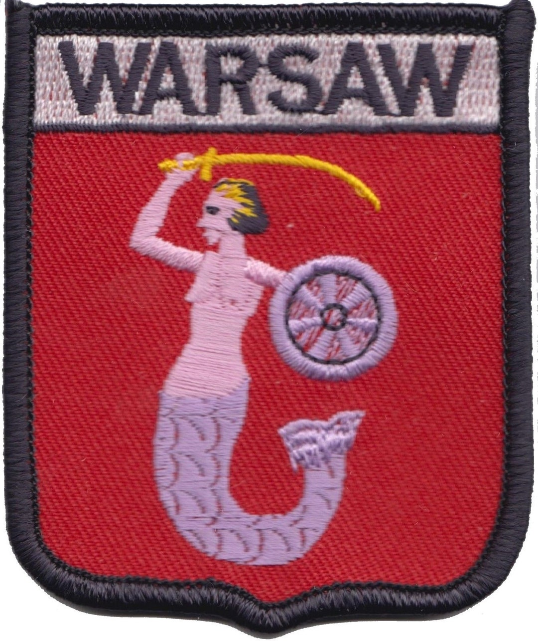Warsaw Embroidered Patch - Etsy