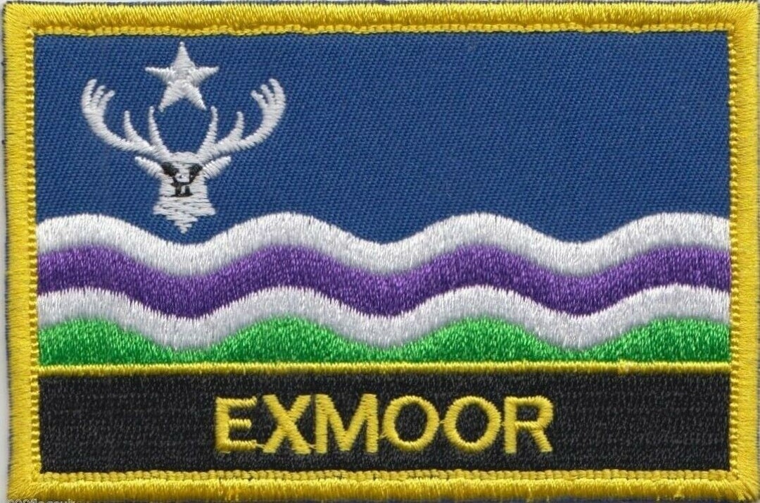Exmoor National Park Flag Rectangular Embroidered Patch - Etsy