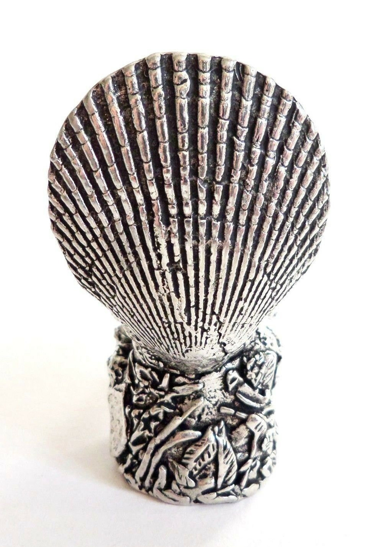 Mermaid Upon the Shell Throne Solid Pewter Ornament Hand - Etsy UK