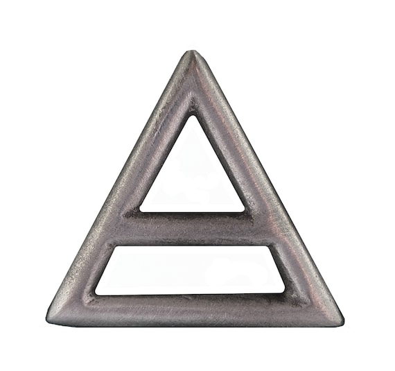 Air Alchemical Symbol Pewter Pin Badge Hand Made in the | Etsy