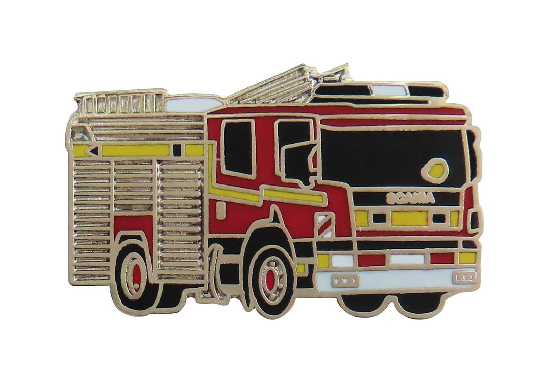 Fire Engine Pin Badge - Dual-purpose Ladder DPL Appliance - Etsy