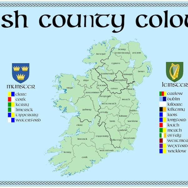 County Colours - Etsy