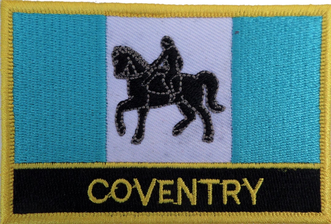 Coventry City Flag Rectangular Embroidered Patch - Etsy UK