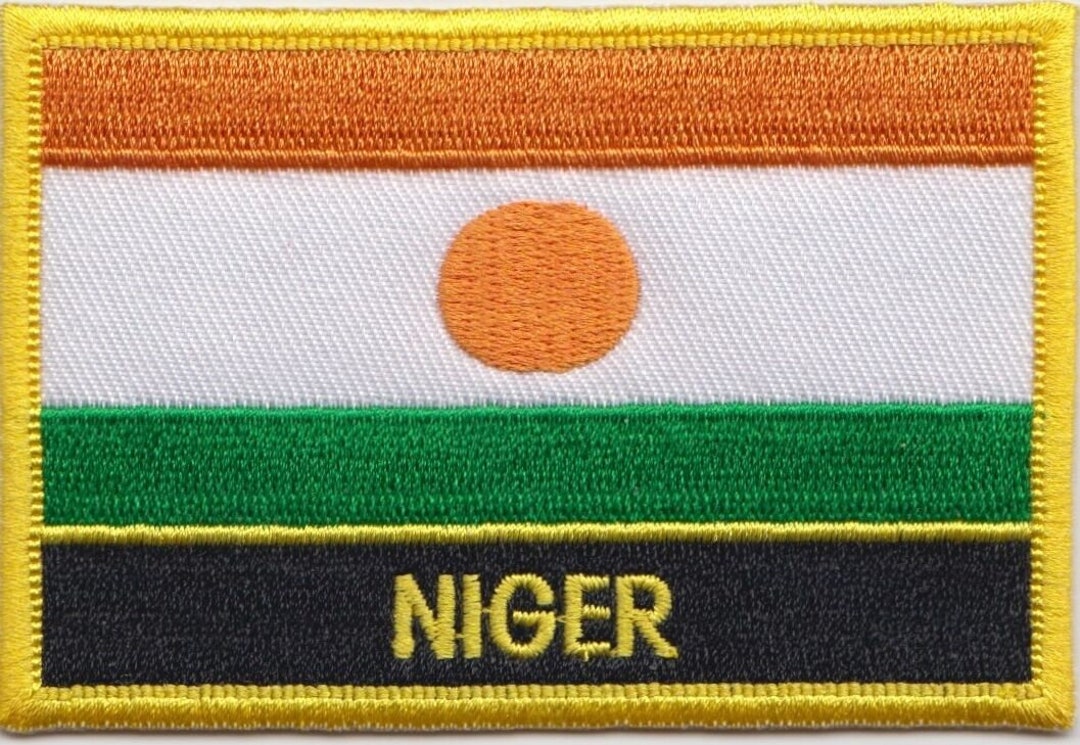 Niger Flag Rectangular Embroidered Patch - Etsy