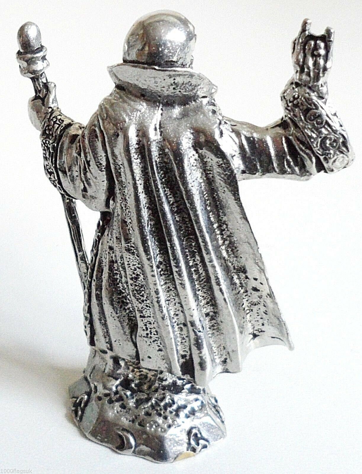 Merlin the Wizard Solid Pewter Ornament Hand Made in | Etsy