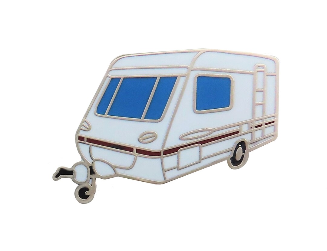 Caravan Pin Badge - Etsy