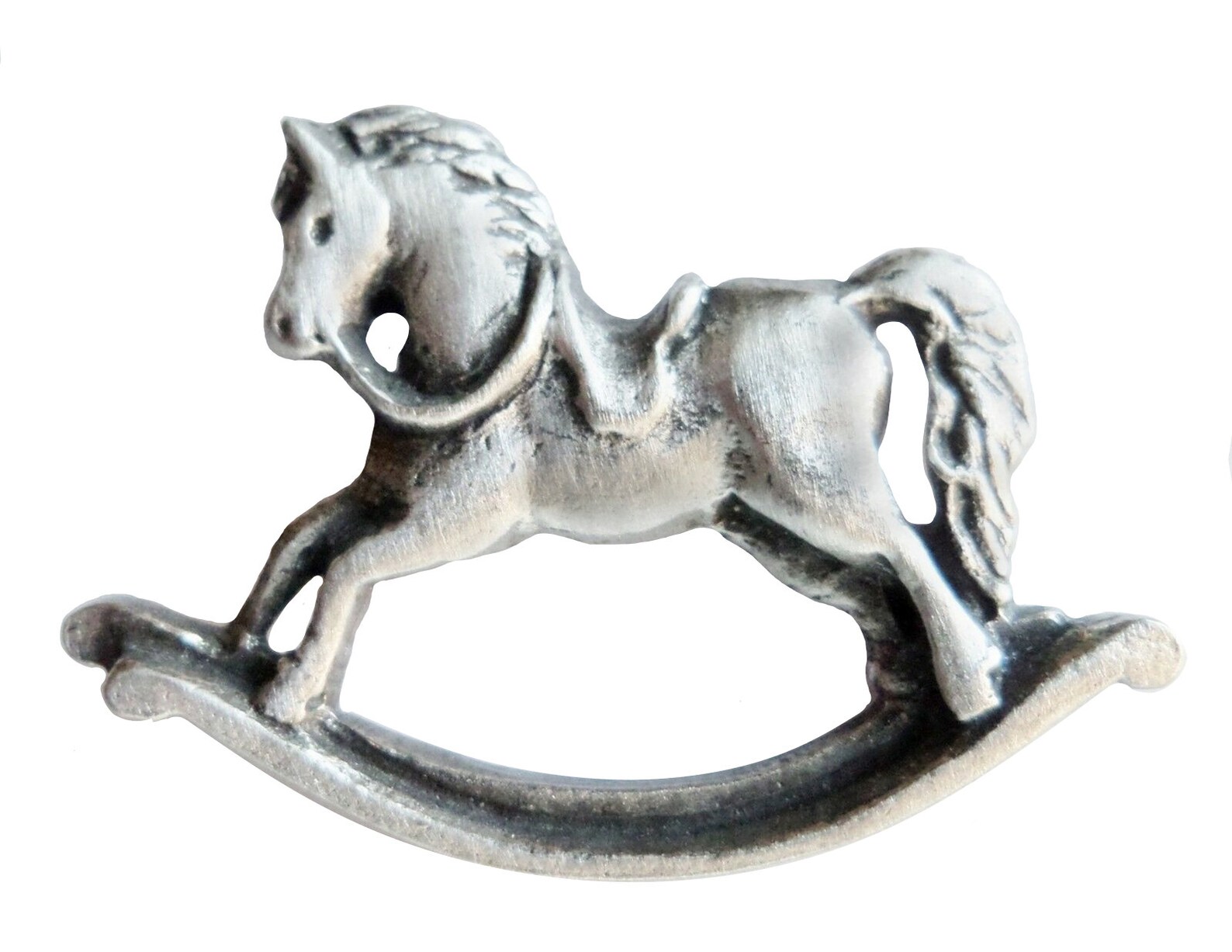 Rocking Horse Pewter Pin Badge Hand Made in the United - Etsy