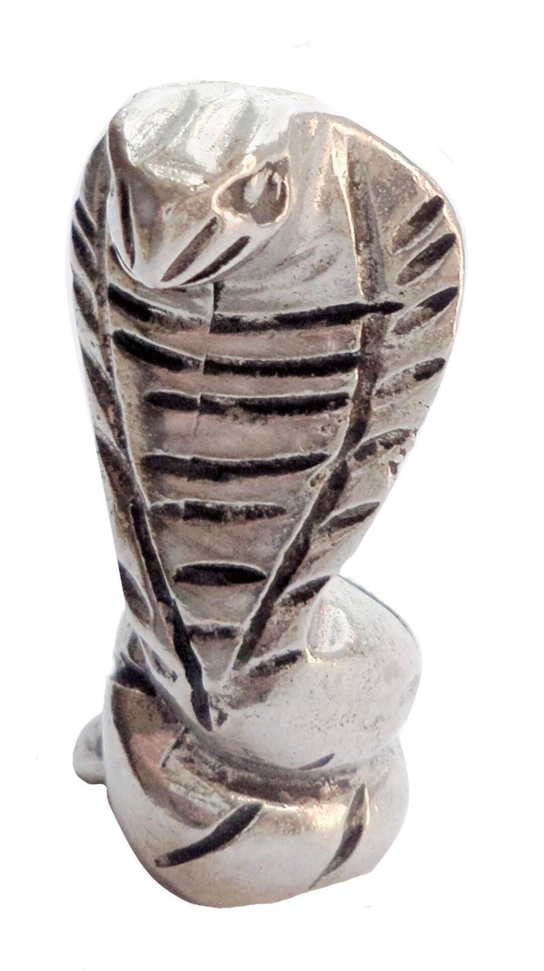 Cobra Snake Solid Pewter Ornament Hand Made in Cornwall - Etsy