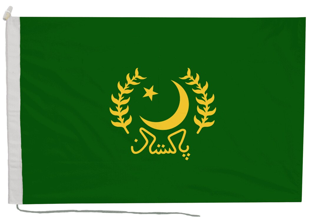 Pakistan Presidential Flag With Eyelets or Rope and Toggle - Hand Made ...
