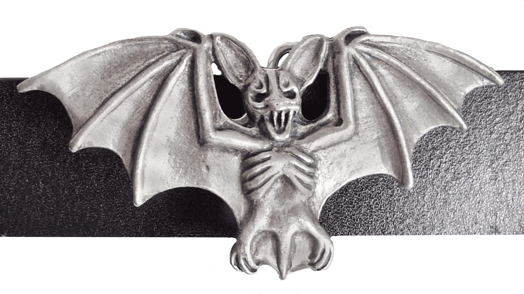 Vampire Bat Pewter Belt Buckle - Hand Made in the United Kingdom - Etsy
