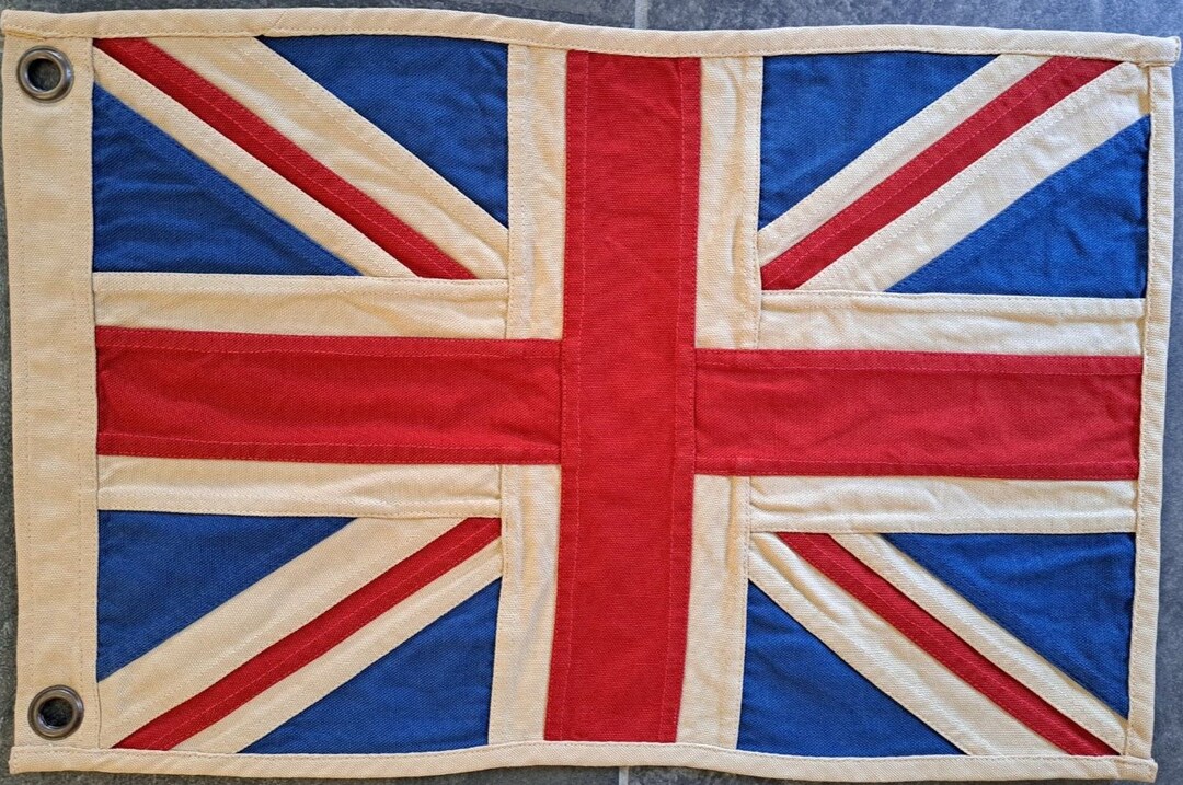 United Kingdom UK Union Jack Marine Style Fully Sewn Flag 49cm X 33cm 2 ...