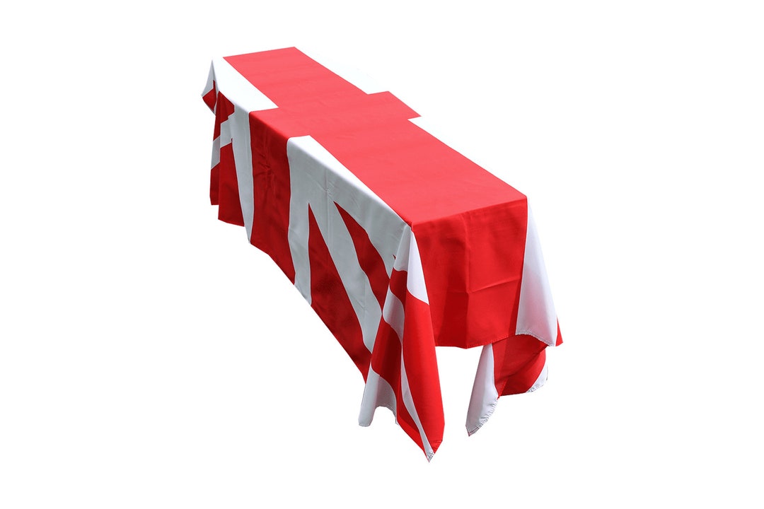 Red and White Union Jack Coffin Drape Flag - Quick Dispatch - Etsy