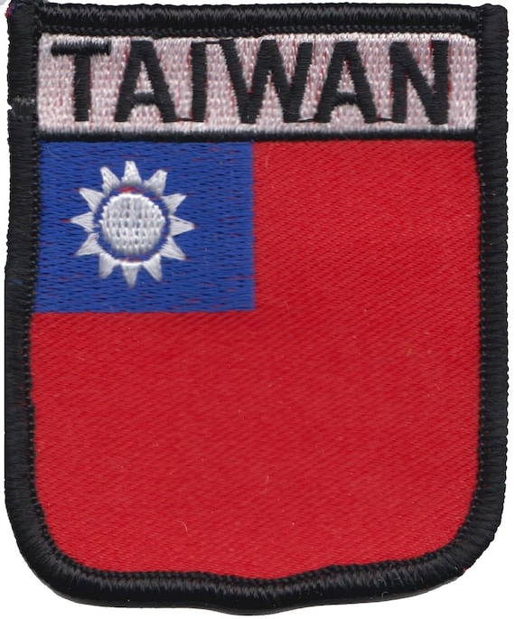 Taiwan Republic of China Flag Embroidered Patch - Etsy