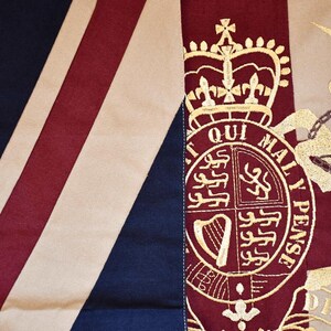 Union Jack Royal Crest Fully Sewn Flag 150cm X 100cm - 6 Eyelets - Etsy