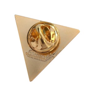 Pink Triangle LGBTQ+ Pride Gold Plated Pin Badge - Etsy UK