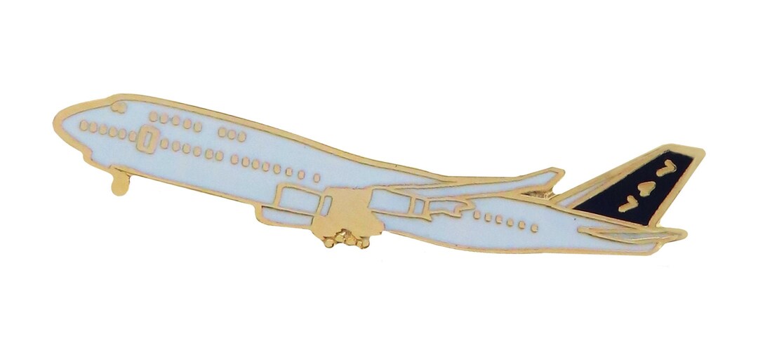 Boeing 747 Jumbo Jet Aircraft Pin Badge - Etsy