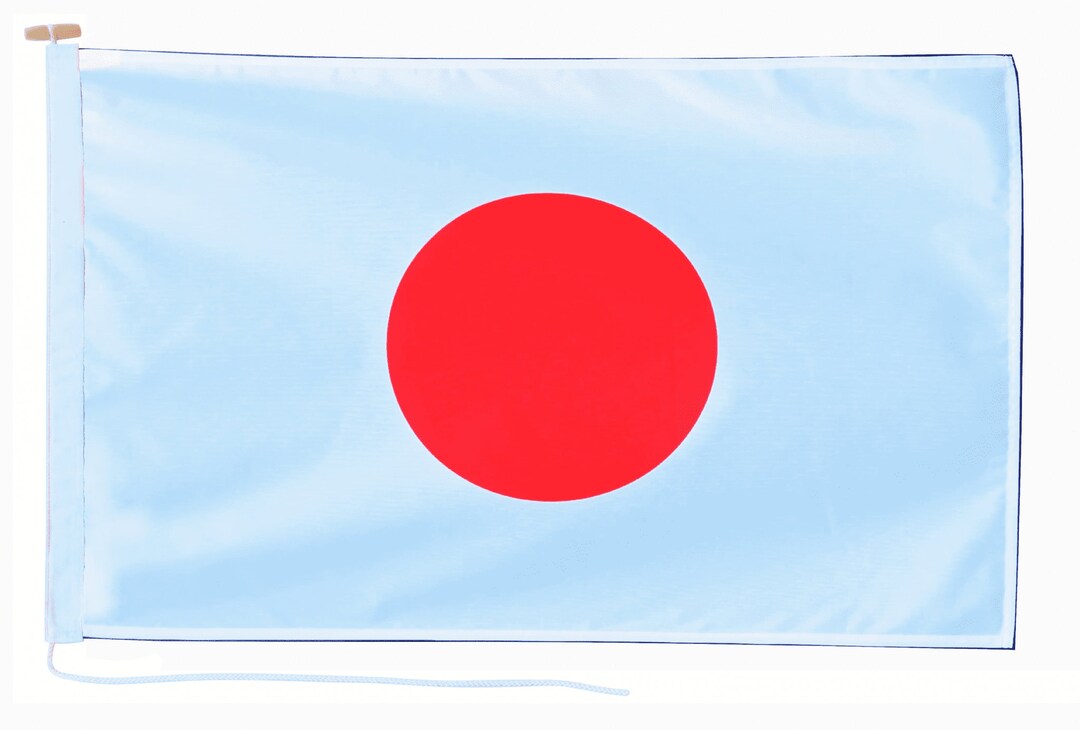 Japan Flag With Eyelets or Rope and Toggle - Hand Made in the UK - Etsy