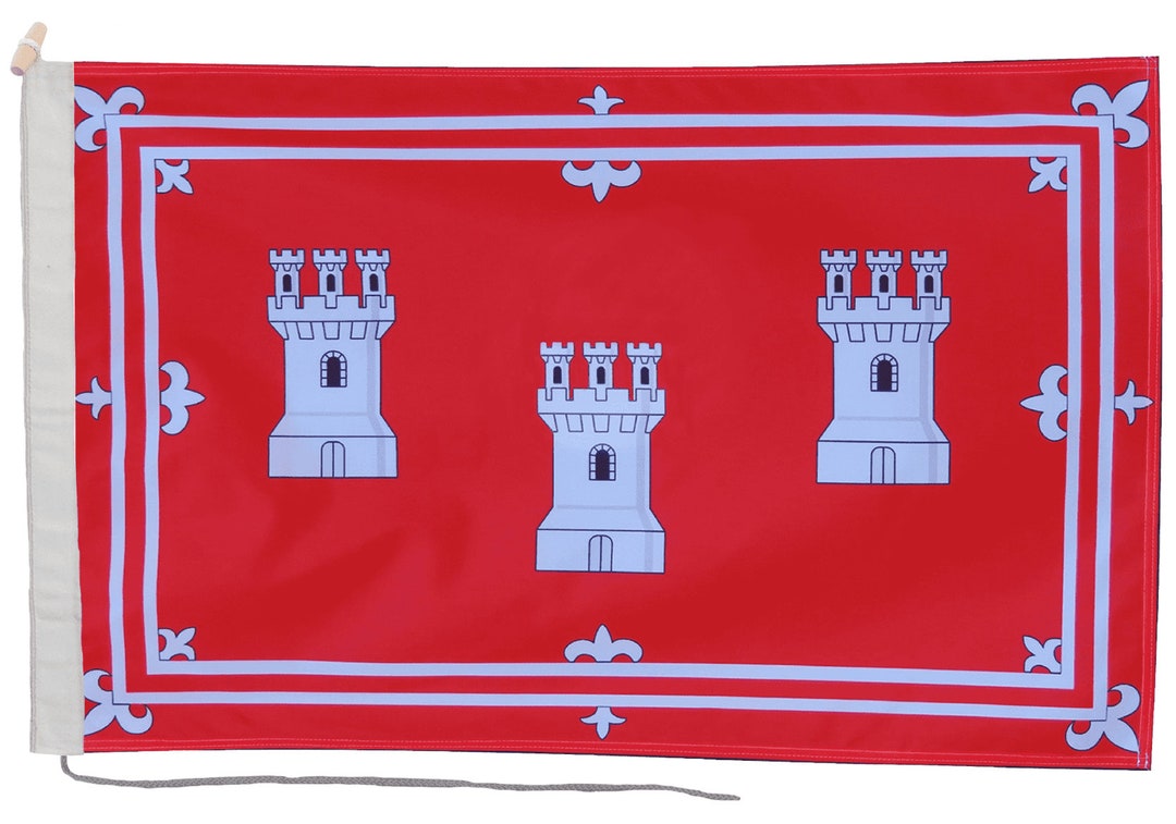 Aberdeen City Flag With Eyelets or Rope and Toggle - Hand Made in the ...