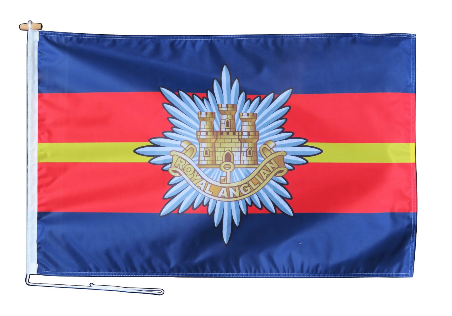 British Army Flag Royal Anglian Regiment Hand Made in the | Etsy