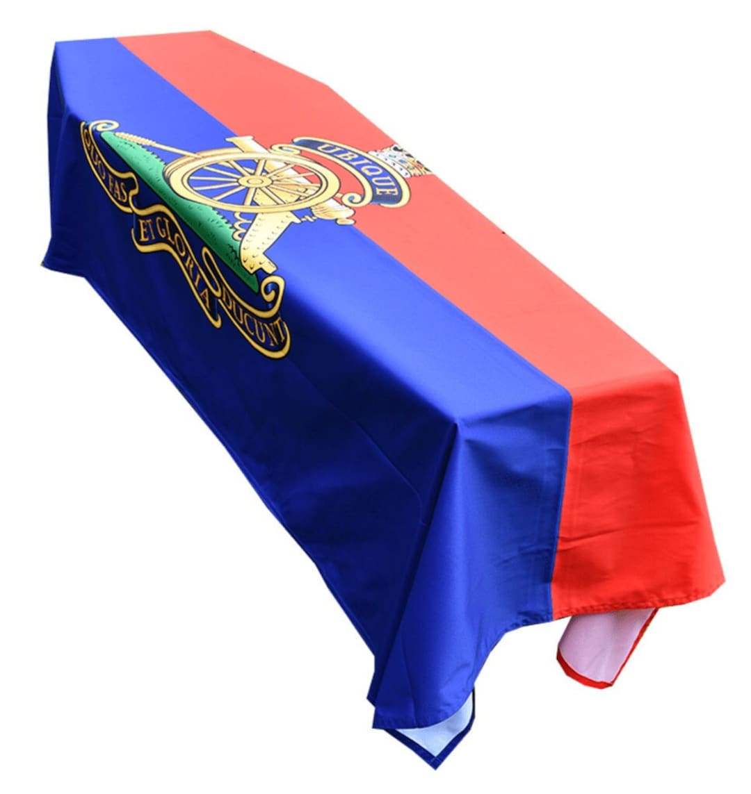 British Army Royal Artillery Coffin Drape Flag - Premium Quality and ...