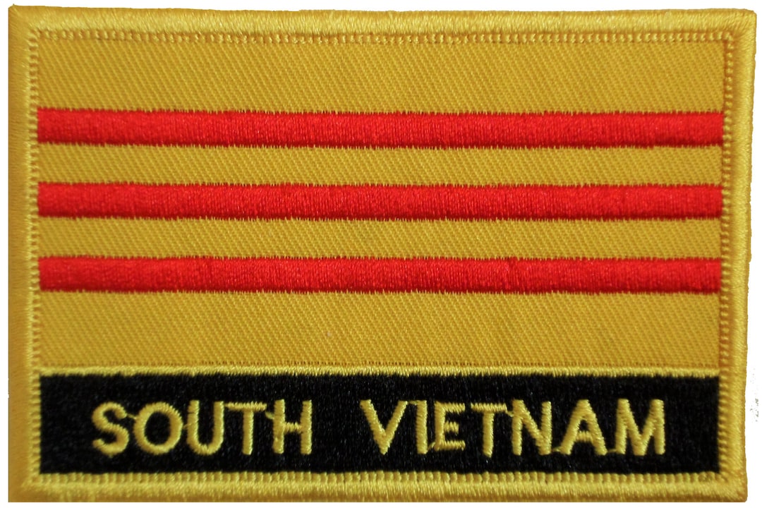 South Vietnam Flag Rectangular Embroidered Patch - Etsy
