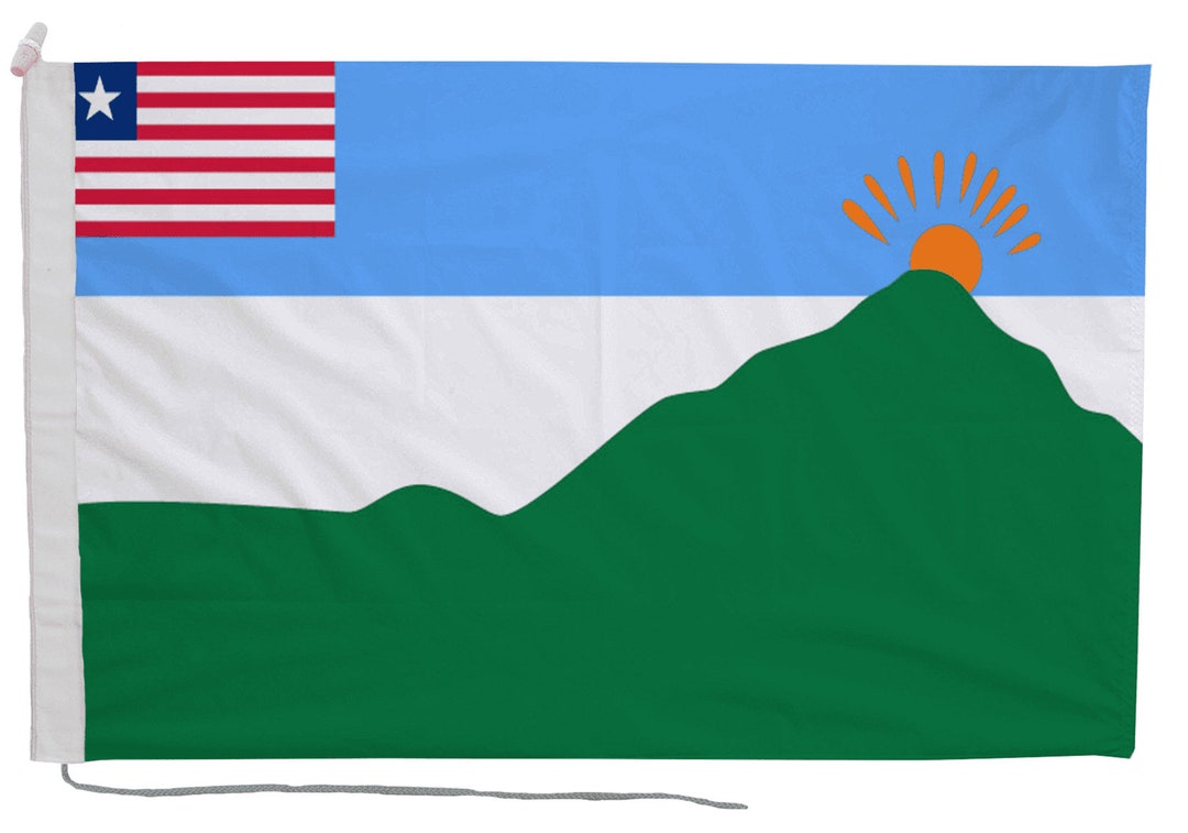 Grand Gedeh Flag With Eyelets or Rope and Toggle - Hand Made in the UK ...