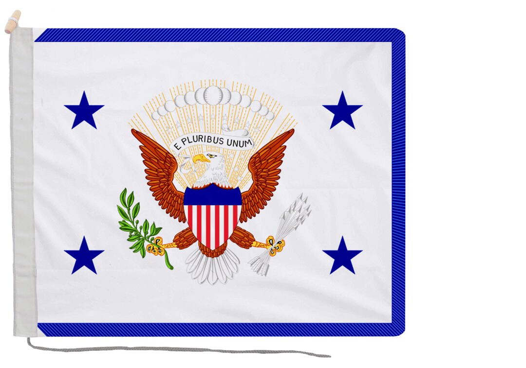 United States Vice Presidential Flag With Eyelets or Rope and Toggle ...