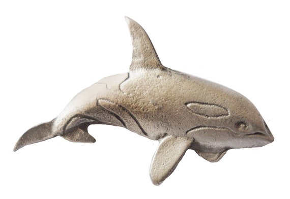 Killer Whale Orca Whale Pewter Pin Badge Hand Made in the | Etsy