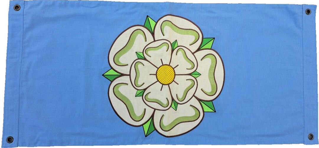 Yorkshire Rose Fully Sewn Cotton Flag - 100cm X 50cm - Etsy