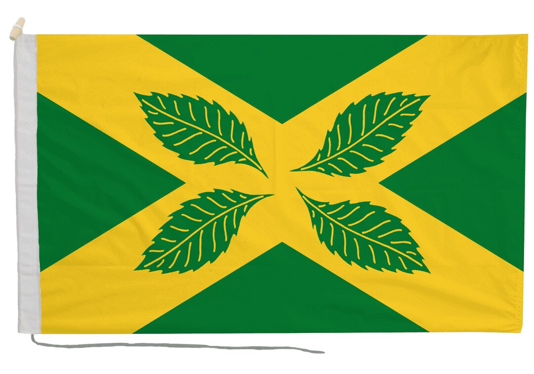 Four Elms Flag With Eyelets or Rope and Toggle - Hand Made in the UK - Etsy