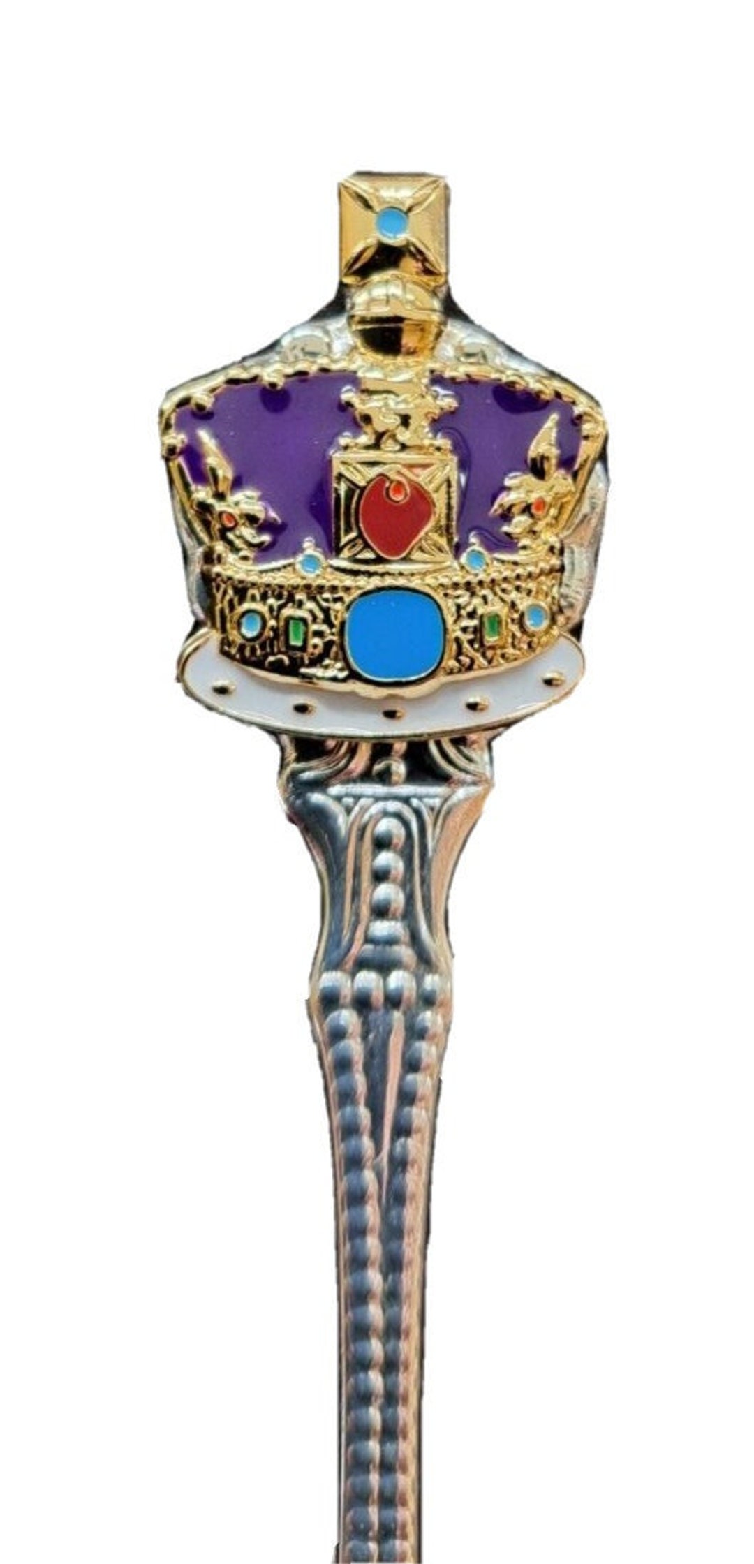 Queen Elizabeth II Royal Crown Silver-plated Collector's Spoon - Etsy