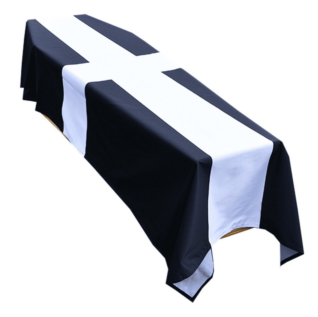 Cornwall Coffin Drape Flag - Premium Quality and Made in the UK - Fast ...