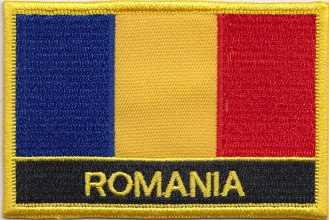 Romania Flag Rectangular Embroidered Patch - Etsy UK