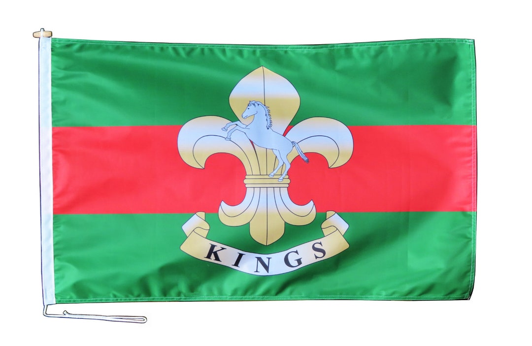 British Army Flag - King's Regiment - Hand Made in the UK - Various ...