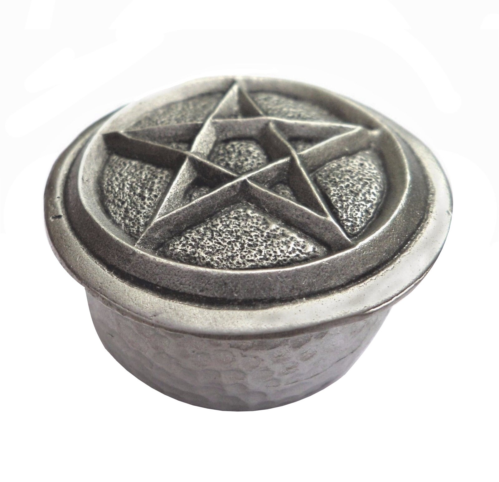 Pentagram Small Pewter Trinket Box Hand Made in the United | Etsy