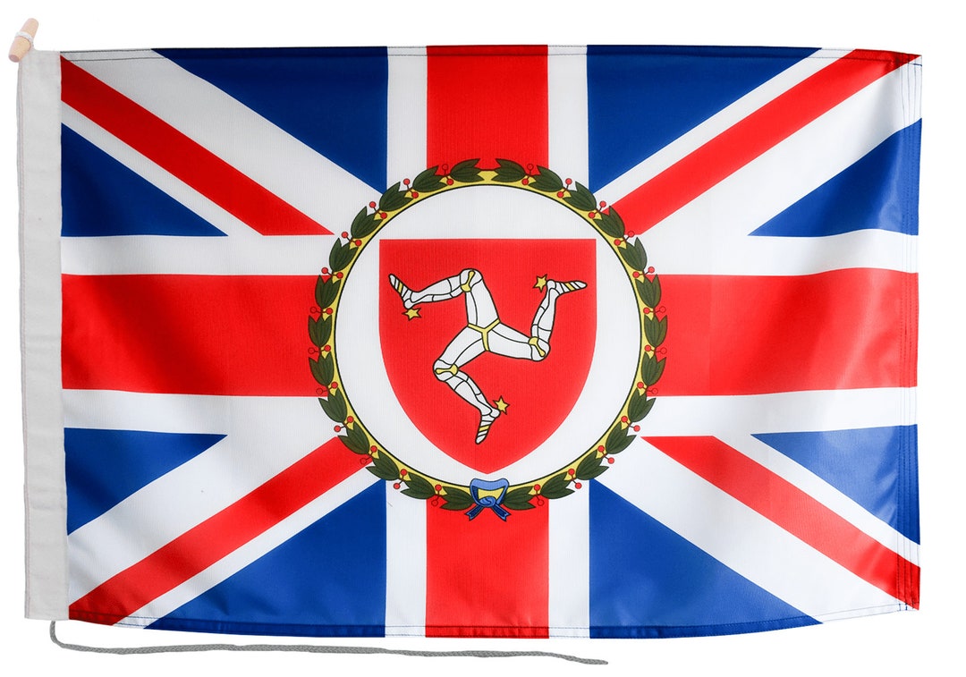 Isle of Man Lieutenant Governor Flag With Eyelets or Rope and Toggle ...
