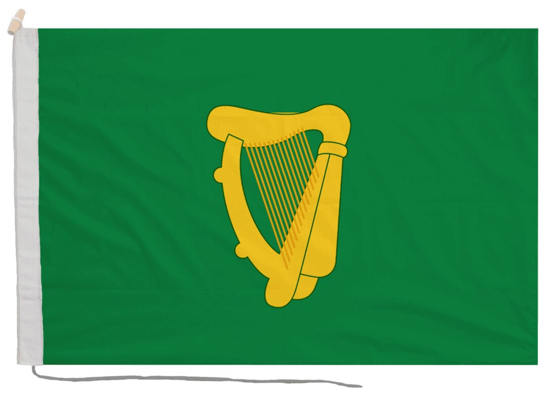 Ireland Naval Jack Flag With Eyelets or Rope and Toggle - Hand Made in ...
