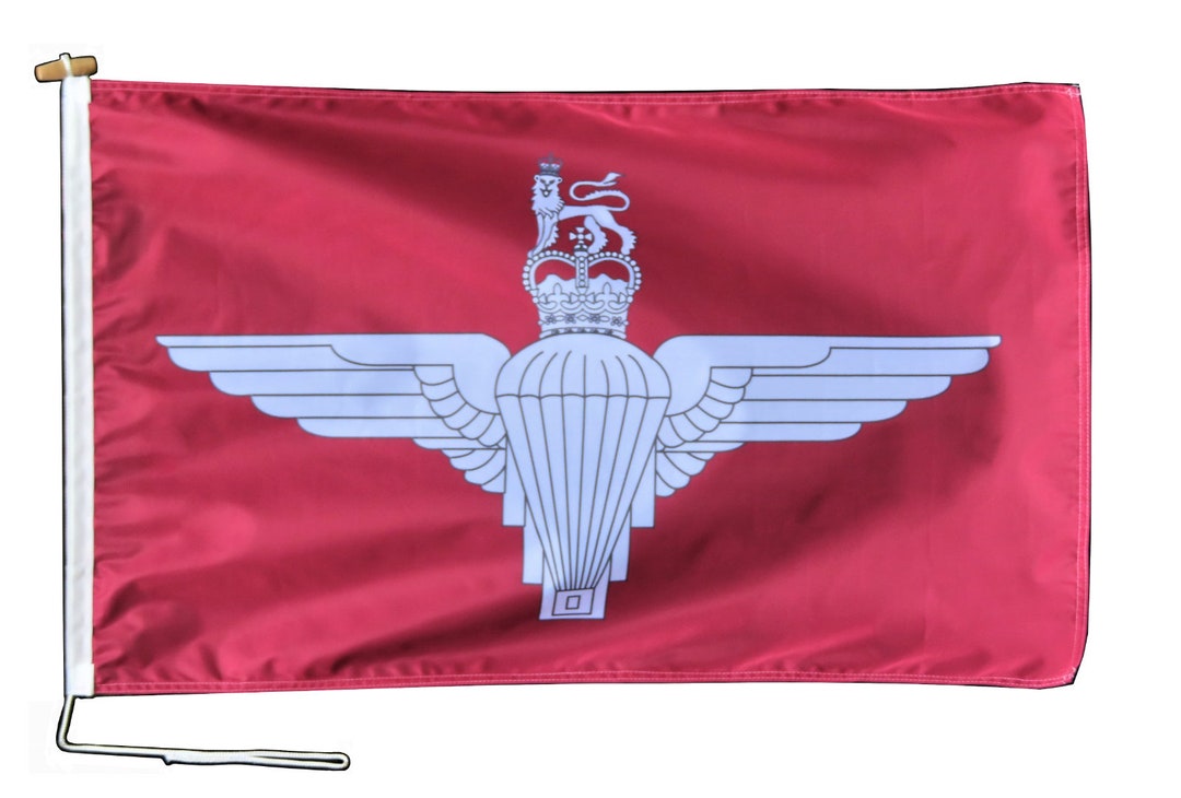 British Army Flag - Parachute Regiment Paras - Hand Made in the UK ...