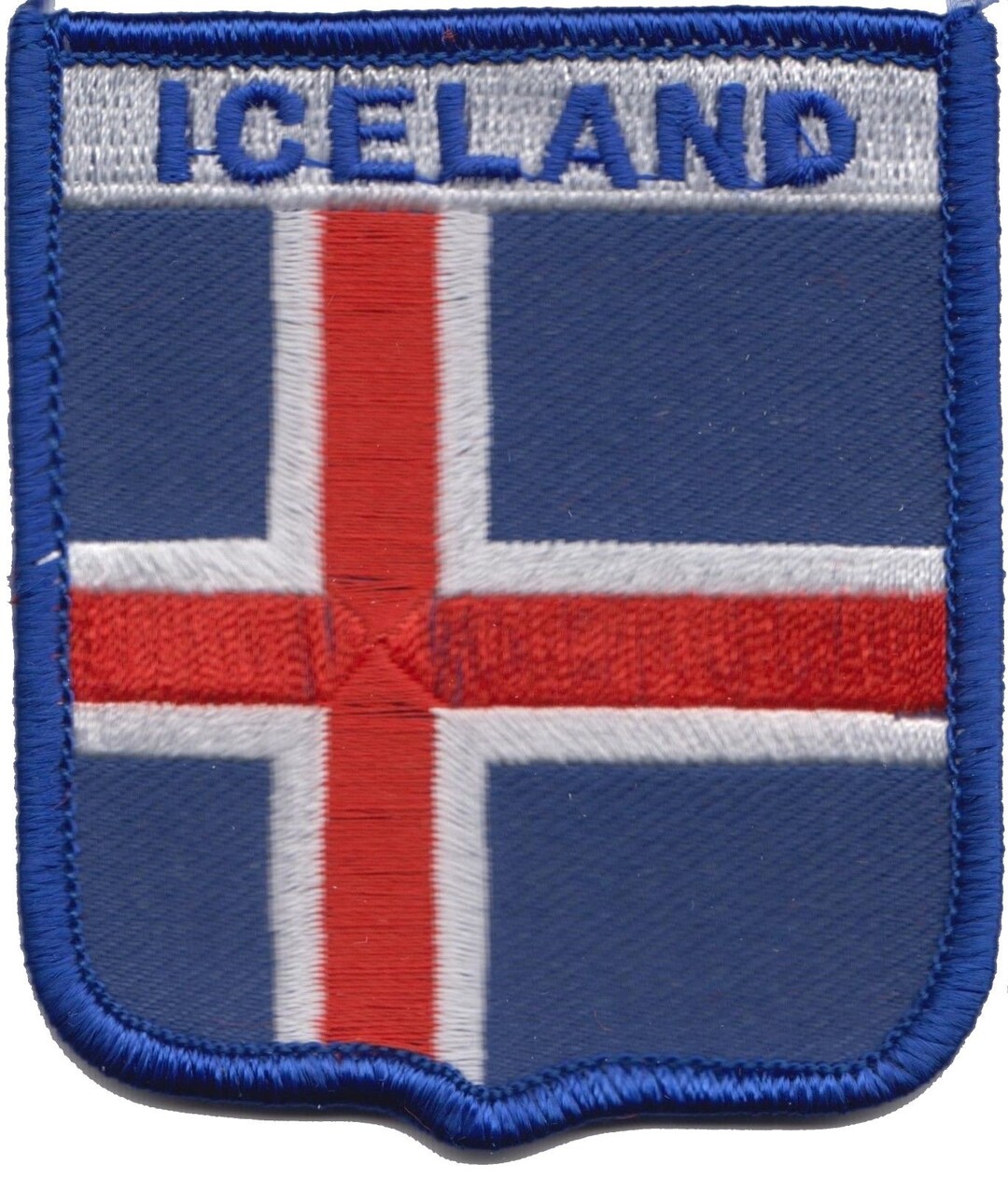 Iceland Flag Embroidered Patch - Etsy