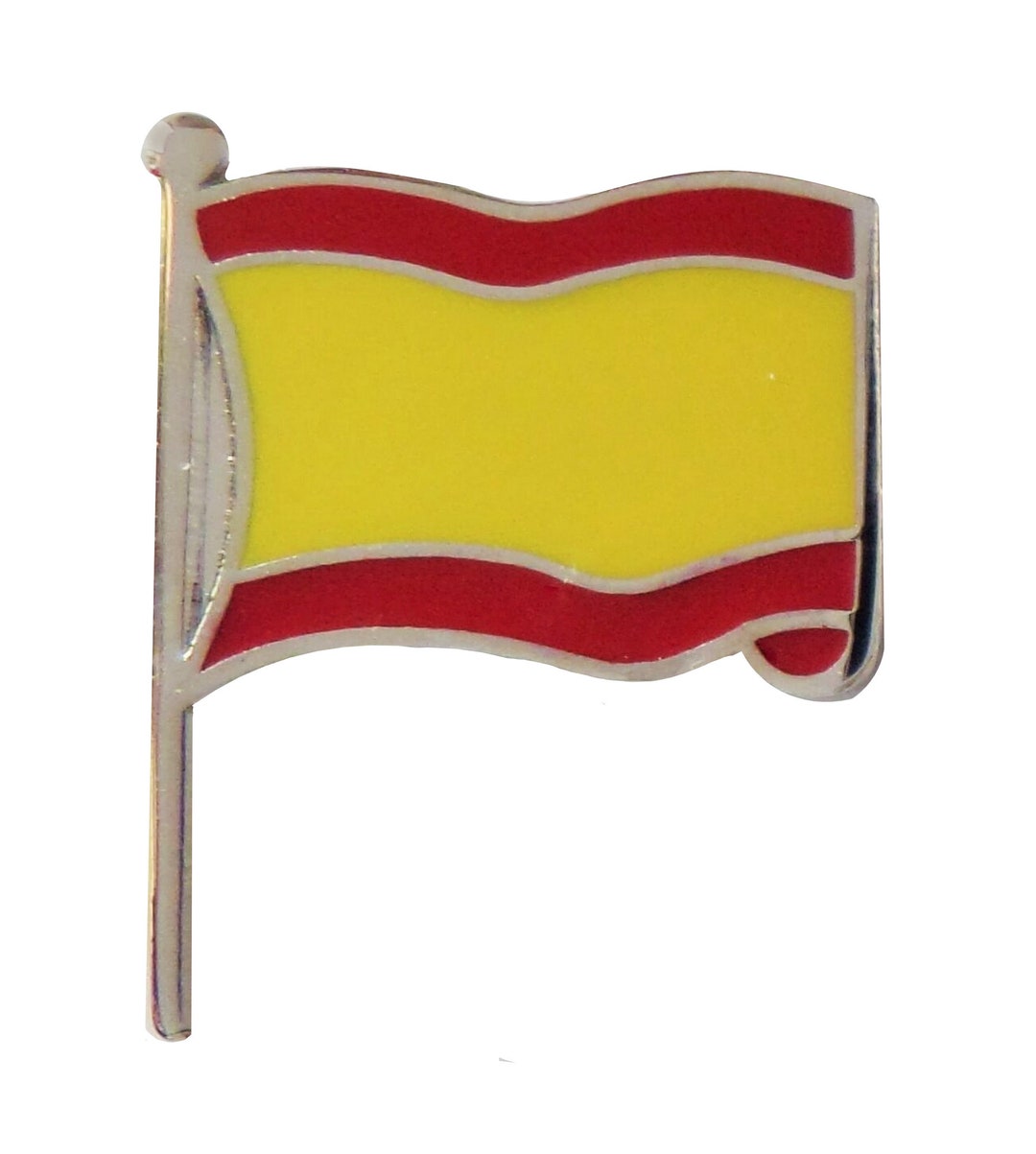 Spain Federal Wavy Flag Pin Badge - Etsy UK