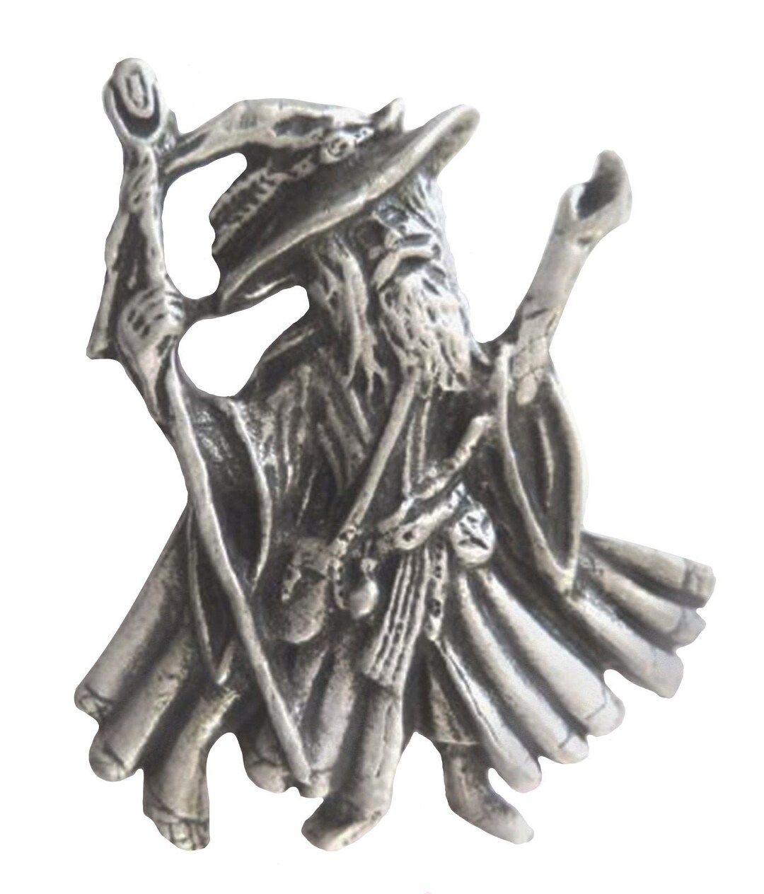 Merlin the Wizard Pewter Brooch - Hand Made in the United Kingdom - Etsy