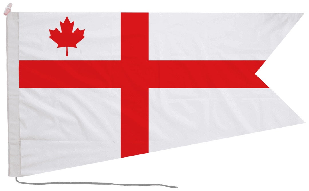 Canada Fleet Commander Flag With Eyelets or Rope and Toggle - Hand Made ...