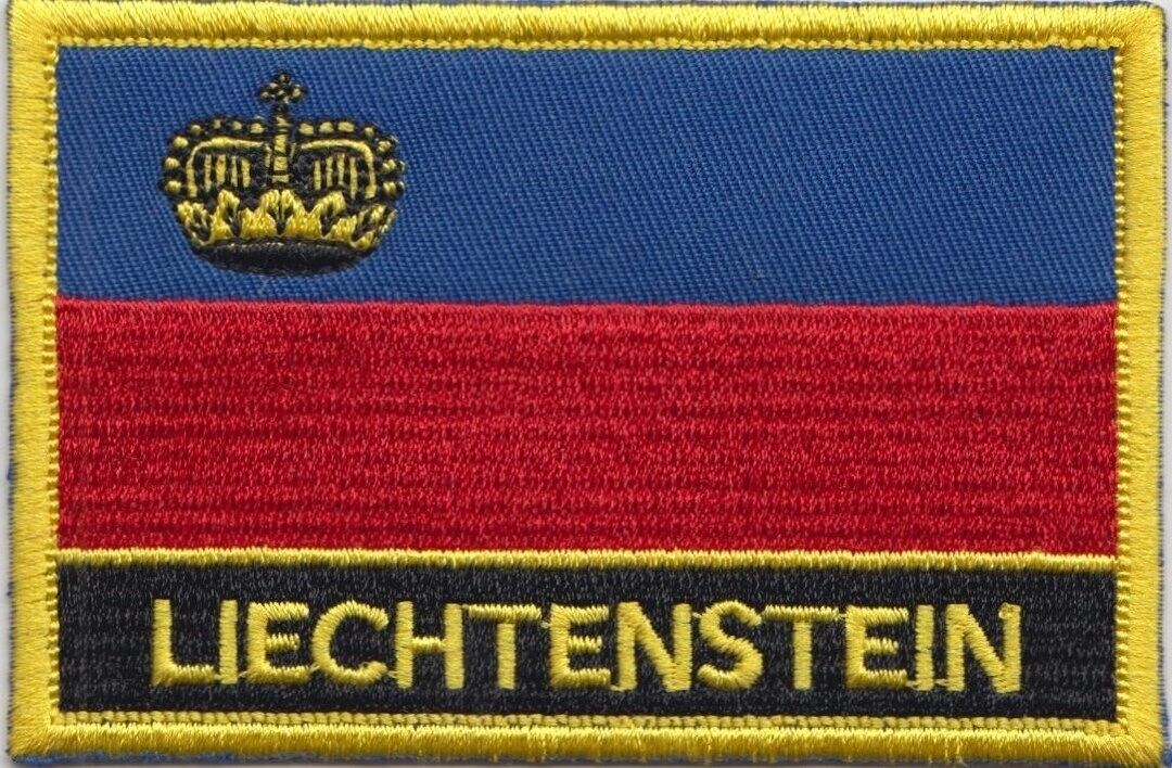 Liechtenstein Flag Rectangular Embroidered Patch - Etsy