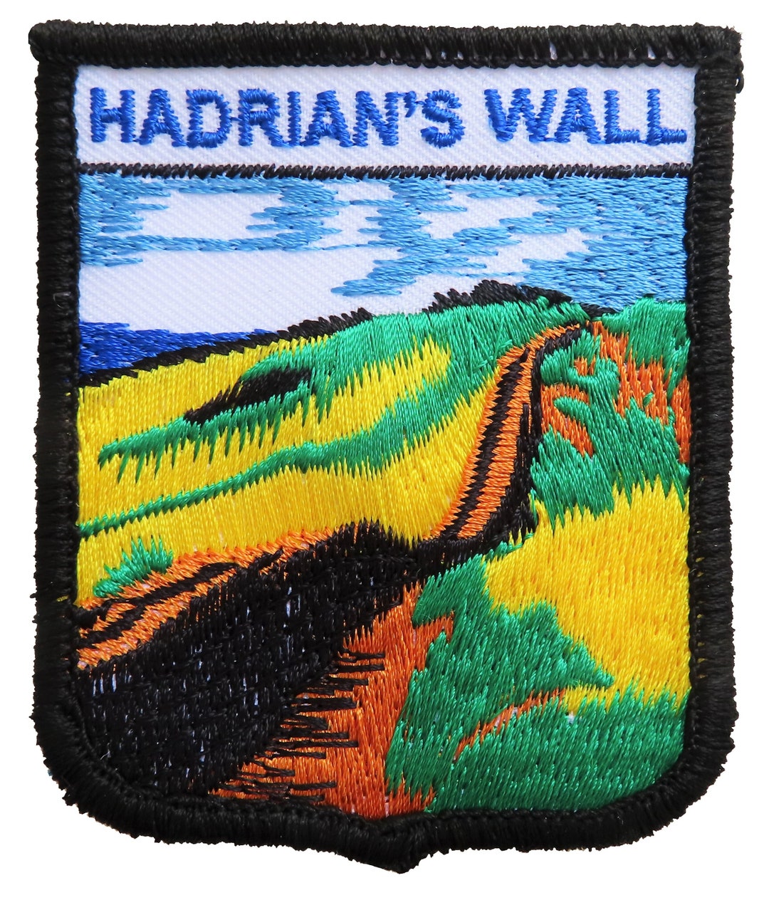 Hadrian's Wall Embroidered Patch - Etsy