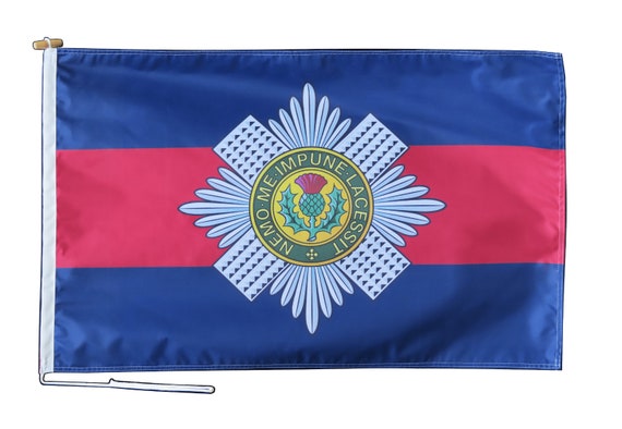 British Army Flag Scots Guards Hand Made in the UK - Etsy