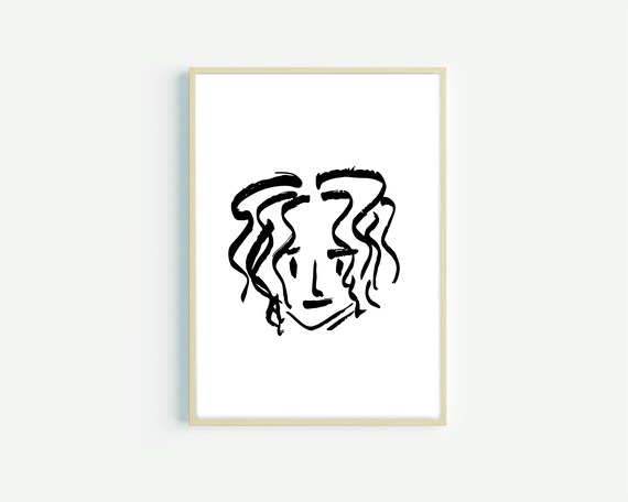 Man Svg File Man Line Art Man Poster | Etsy