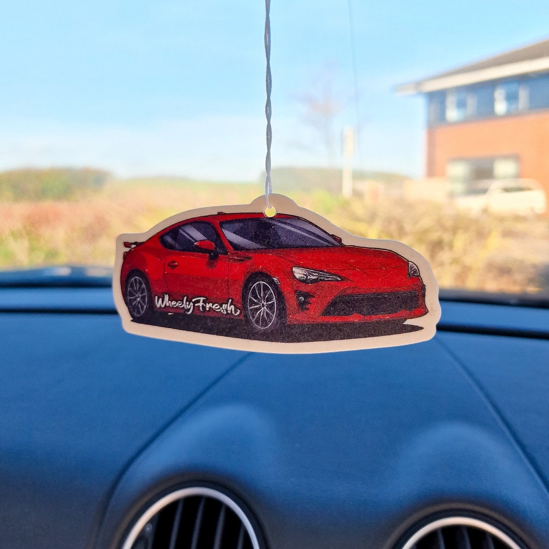 Toyota GT86 JDM Car Air Freshener Car Gift Idea Car Accessory Red ...
