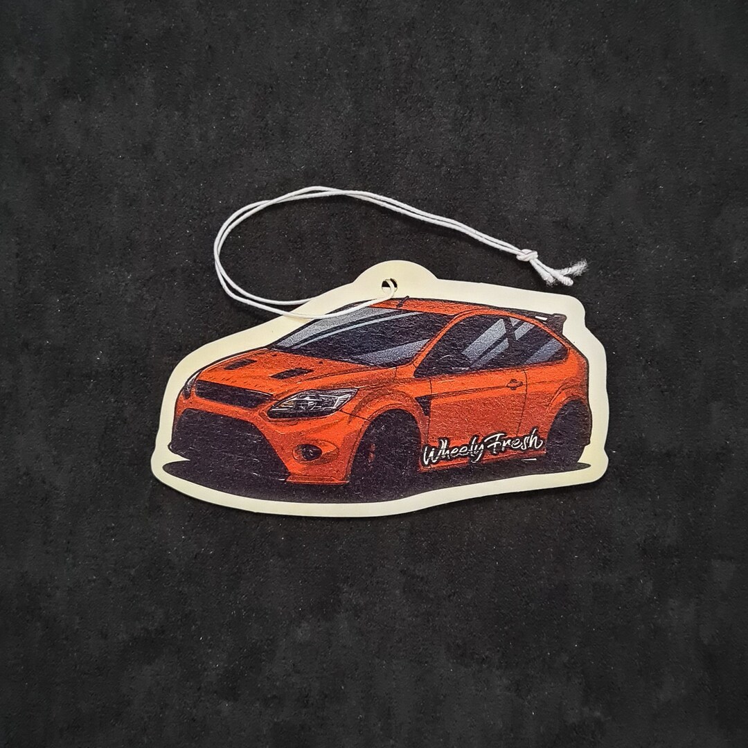 Focus RS MK2 | Ford Focus | Car Air Freshener | Orange | Wheelyfresh ...